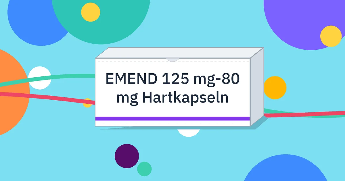 Symbolbild: Packung mit der Aufschrift EMEND 125 mg-80 mg Hartkapseln (PZN 10518235) – Verfügbarkeit und Bezug in Apotheken in Frankfurt am Main