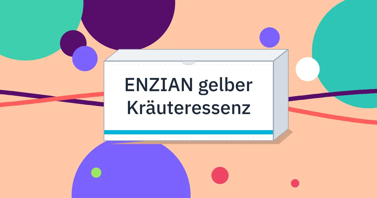 Symbolbild: Packung mit der Aufschrift ENZIAN gelber Kräuteressenz (PZN 11527006) – Verfügbarkeit und Bezug in Apotheken in Frankfurt am Main