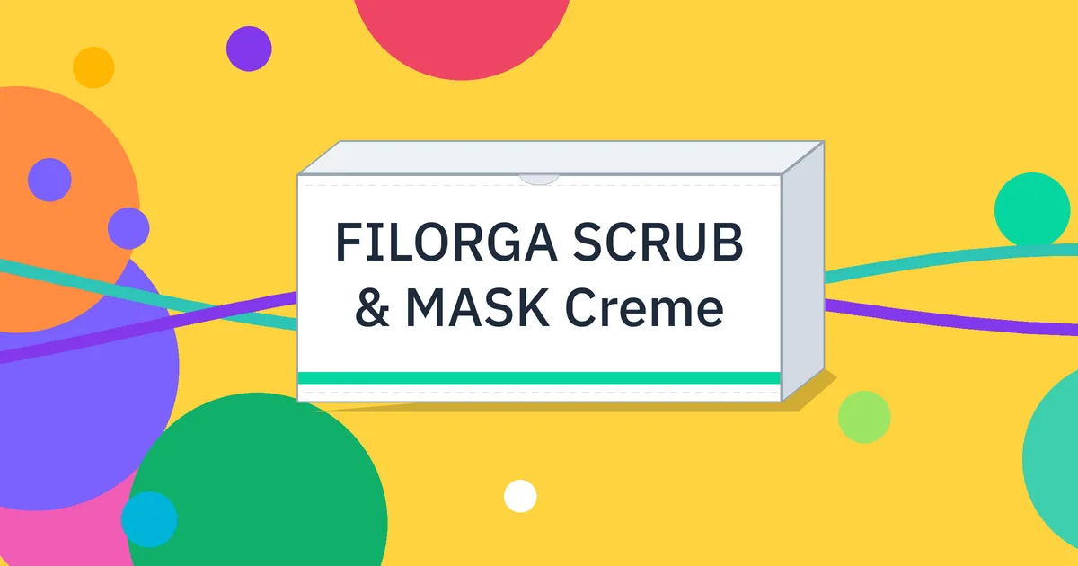 Symbolbild: Packung mit der Aufschrift FILORGA SCRUB & MASK Creme (PZN 18899142) – Verfügbarkeit und Bezug in Apotheken in Frankfurt am Main