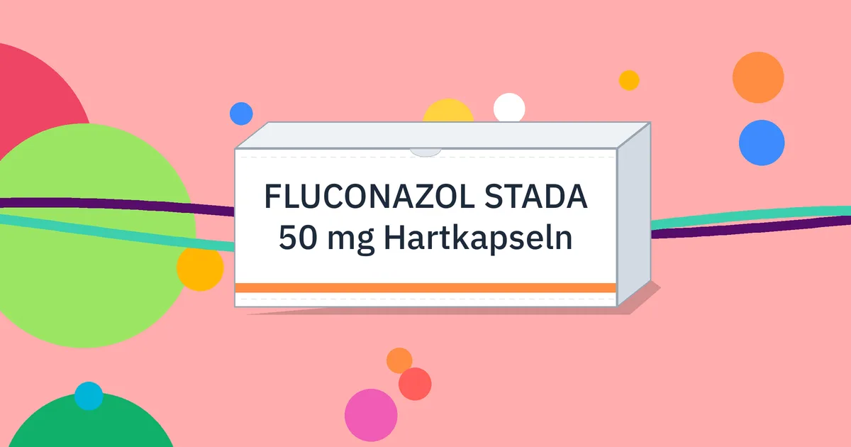 Symbolbild: Packung mit der Aufschrift FLUCONAZOL STADA 50 mg Hartkapseln (PZN 17848881) – Verfügbarkeit und Bezug in Apotheken in Frankfurt am Main