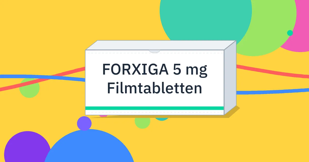 Symbolbild: Packung mit der Aufschrift FORXIGA 5 mg Filmtabletten (PZN 18049254) – Verfügbarkeit und Bezug in Apotheken in Frankfurt am Main