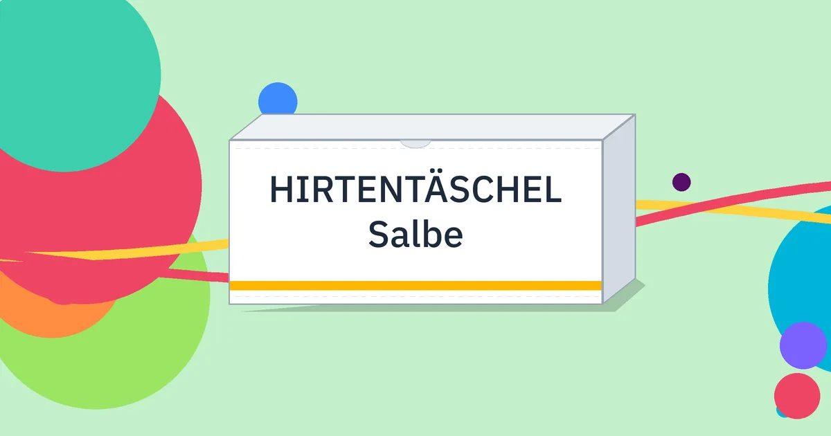 Symbolbild: Packung mit der Aufschrift HIRTENTÄSCHEL Salbe (PZN 18091500) – Verfügbarkeit und Bezug in Apotheken in Frankfurt am Main