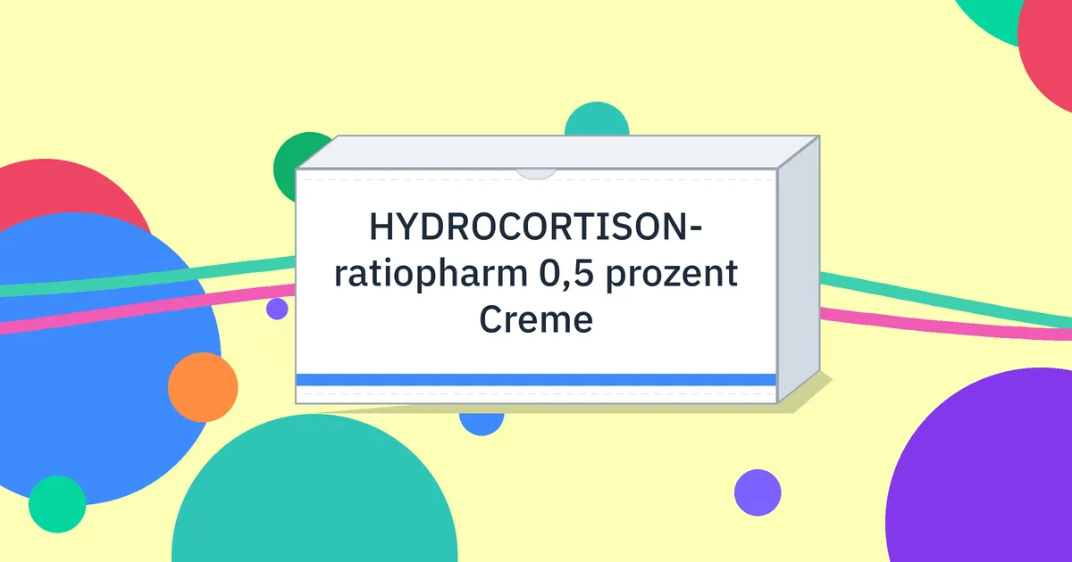 Symbolbild: Packung mit der Aufschrift HYDROCORTISON-ratiopharm 0,5 prozent Creme (PZN 09703298) – Verfügbarkeit und Bezug in Apotheken in Frankfurt am Main