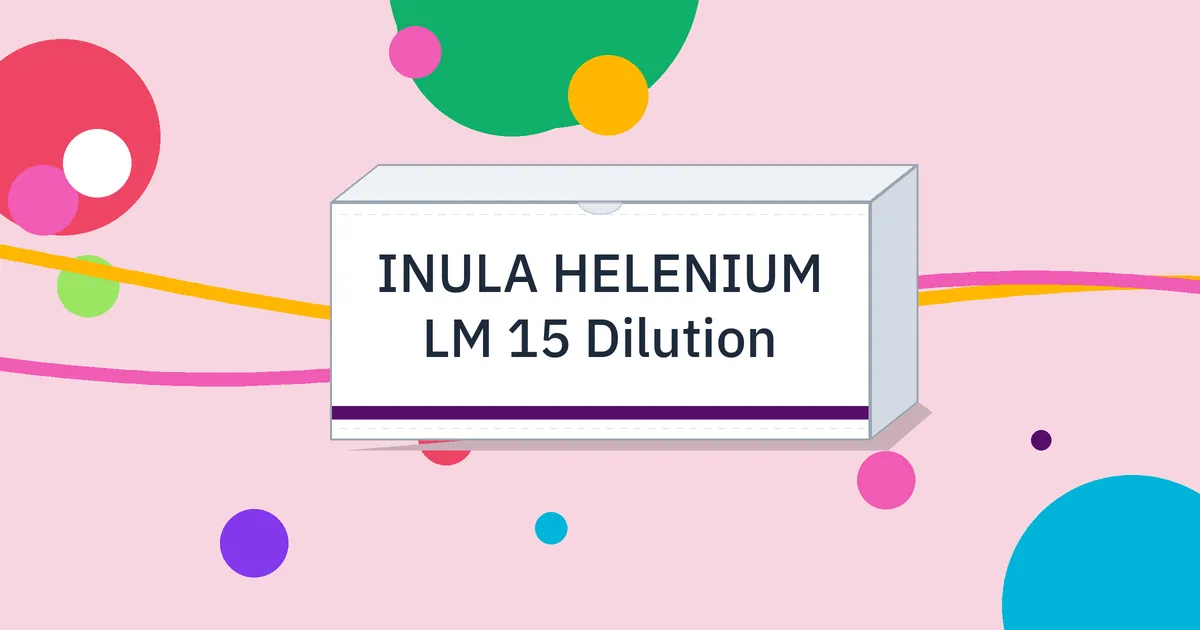 Symbolbild: Packung mit der Aufschrift INULA HELENIUM LM 15 Dilution (PZN 13560516) – Verfügbarkeit und Bezug in Apotheken in Frankfurt am Main