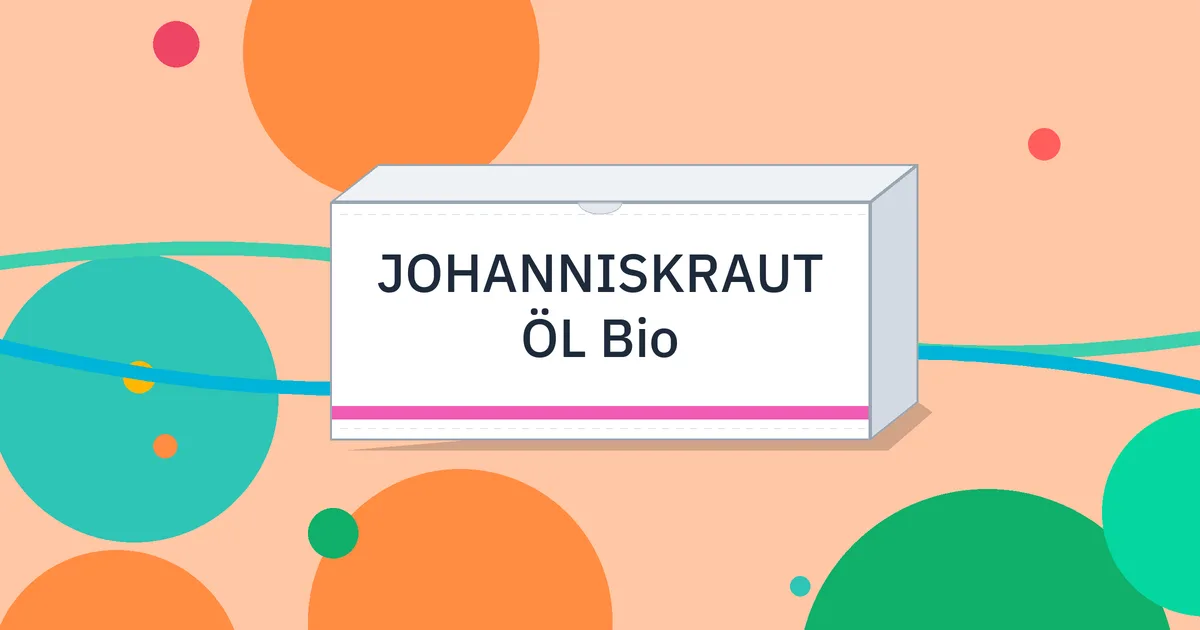 Symbolbild: Packung mit der Aufschrift JOHANNISKRAUT ÖL Bio (PZN 10302067) – Verfügbarkeit und Bezug in Apotheken in Frankfurt am Main