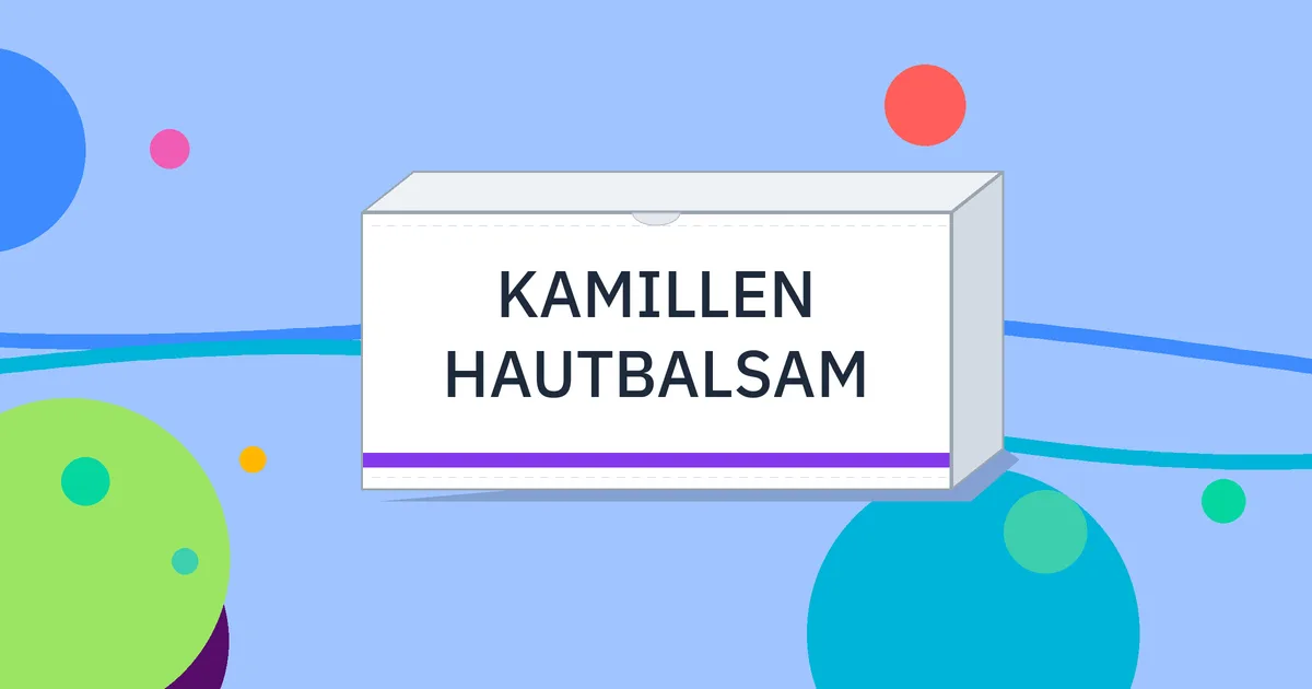 Symbolbild: Packung mit der Aufschrift KAMILLEN HAUTBALSAM (PZN 07338297) – Verfügbarkeit und Bezug in Apotheken in Frankfurt am Main