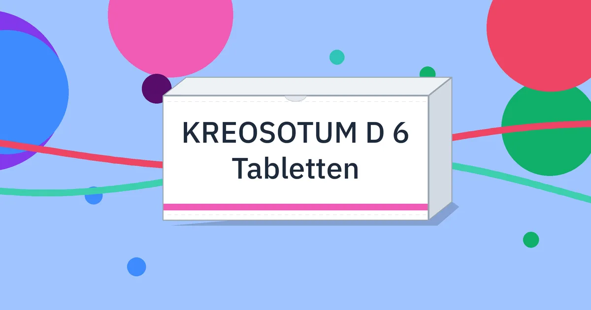 Symbolbild: Packung mit der Aufschrift KREOSOTUM D 6 Tabletten (PZN 02118958) – Verfügbarkeit und Bezug in Apotheken in Frankfurt am Main