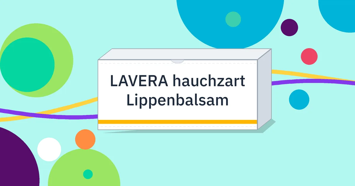 Symbolbild: Packung mit der Aufschrift LAVERA hauchzart Lippenbalsam (PZN 18254209) – Verfügbarkeit und Bezug in Apotheken in Frankfurt am Main