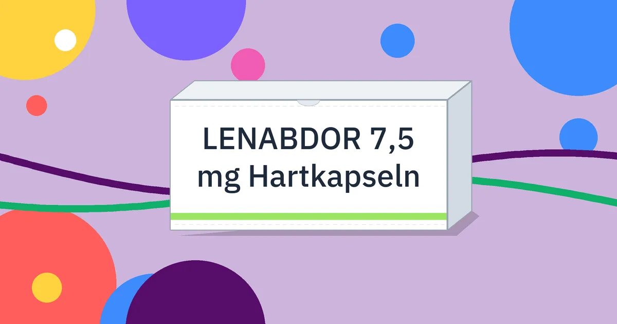 Symbolbild: Packung mit der Aufschrift LENABDOR 7,5 mg Hartkapseln (PZN 17934327) – Verfügbarkeit und Bezug in Apotheken in Frankfurt am Main