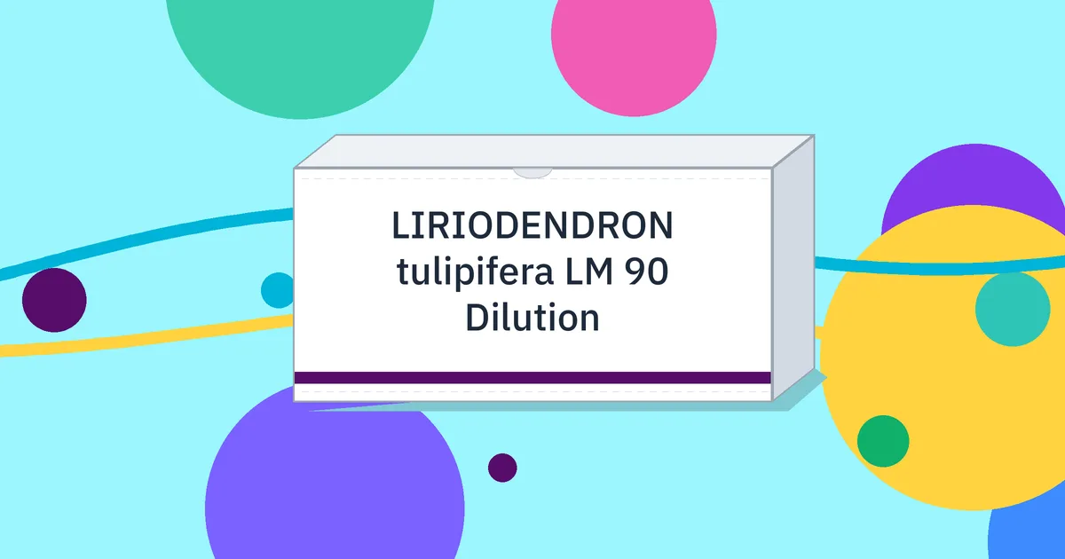 Symbolbild: Packung mit der Aufschrift LIRIODENDRON tulipifera LM 90 Dilution (PZN 13531325) – Verfügbarkeit und Bezug in Apotheken in Frankfurt am Main