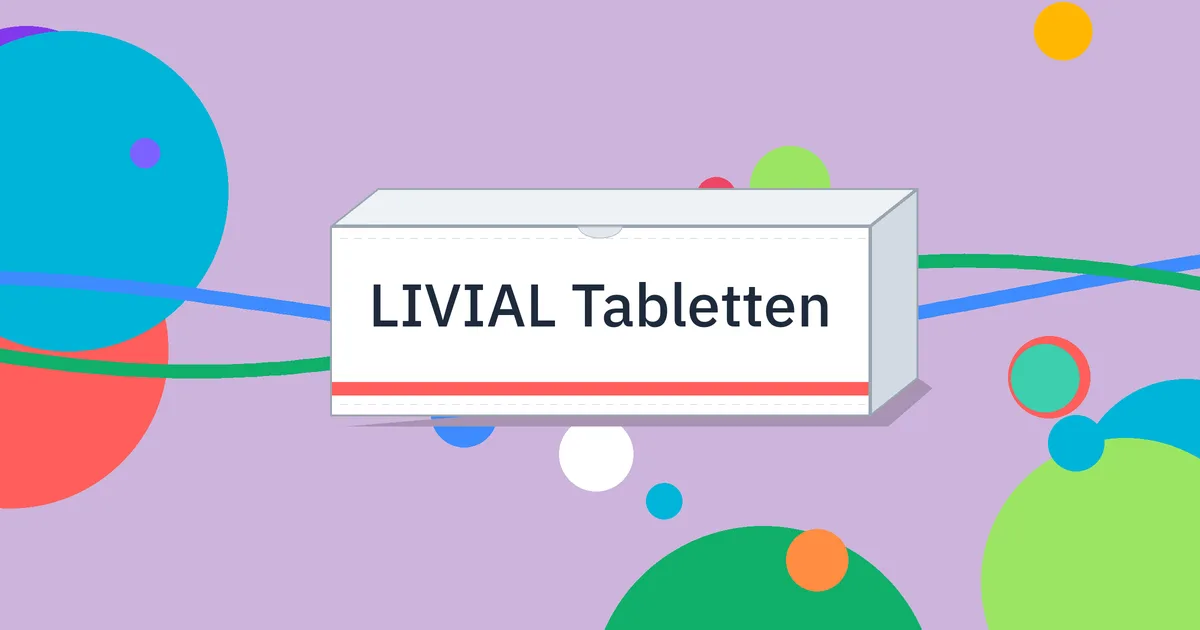 Symbolbild: Packung mit der Aufschrift LIVIAL Tabletten (PZN 06960066) – Verfügbarkeit und Bezug in Apotheken in Frankfurt am Main