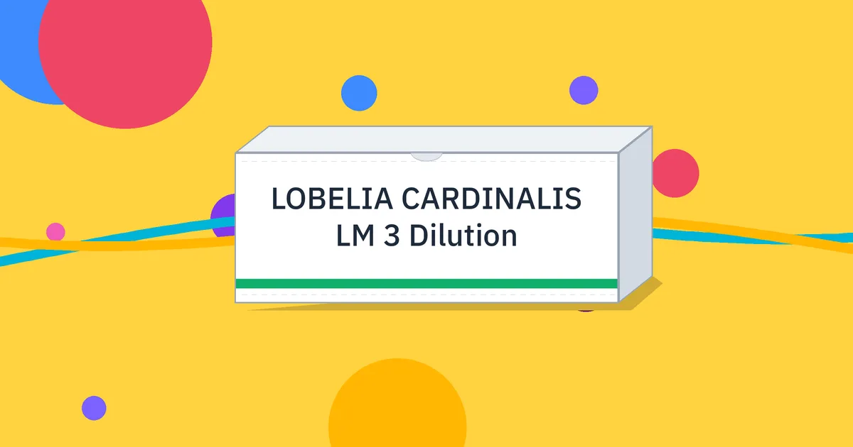 Symbolbild: Packung mit der Aufschrift LOBELIA CARDINALIS LM 3 Dilution (PZN 13532804) – Verfügbarkeit und Bezug in Apotheken in Frankfurt am Main