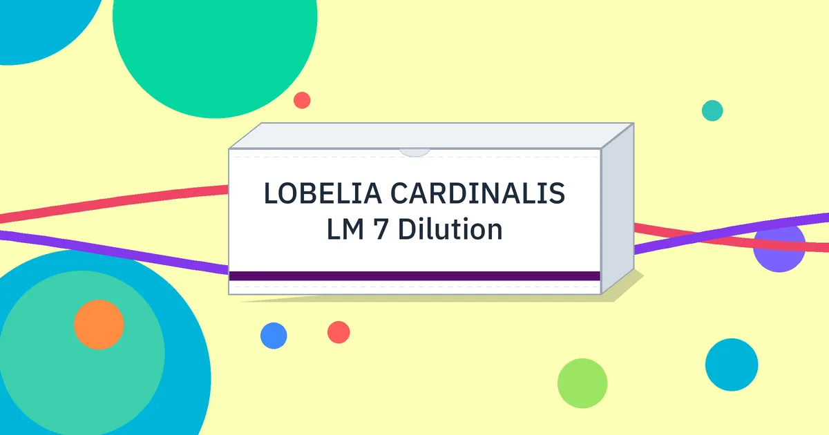 Symbolbild: Packung mit der Aufschrift LOBELIA CARDINALIS LM 7 Dilution (PZN 13532862) – Verfügbarkeit und Bezug in Apotheken in Frankfurt am Main