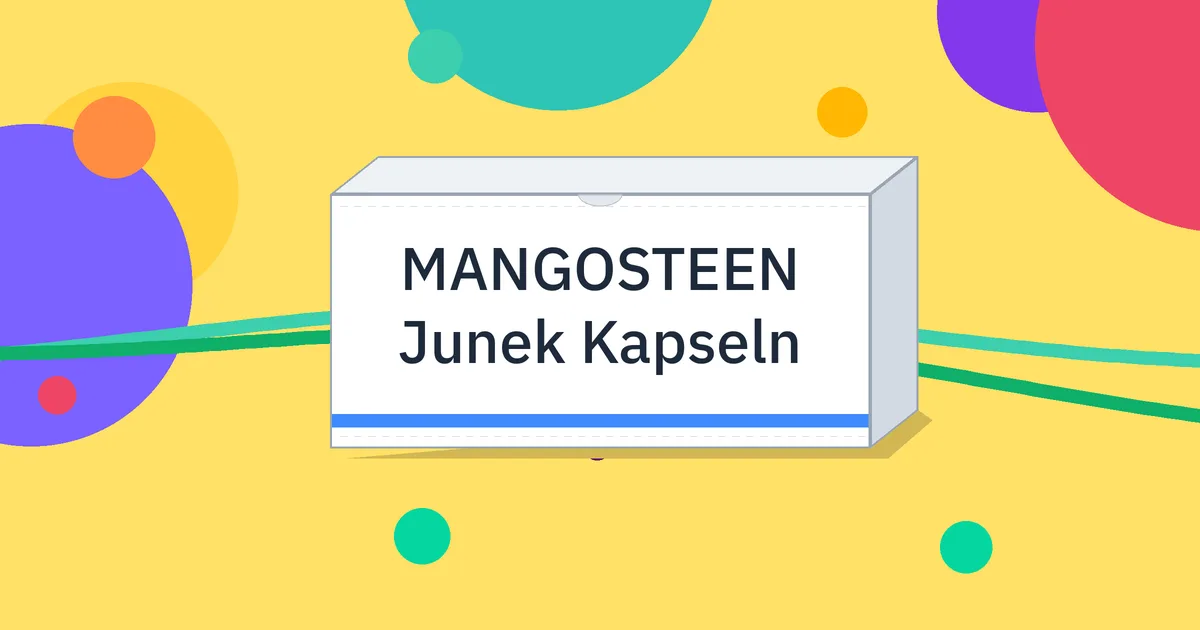 Symbolbild: Packung mit der Aufschrift MANGOSTEEN Junek Kapseln (PZN 10230617) – Verfügbarkeit und Bezug in Apotheken in Frankfurt am Main