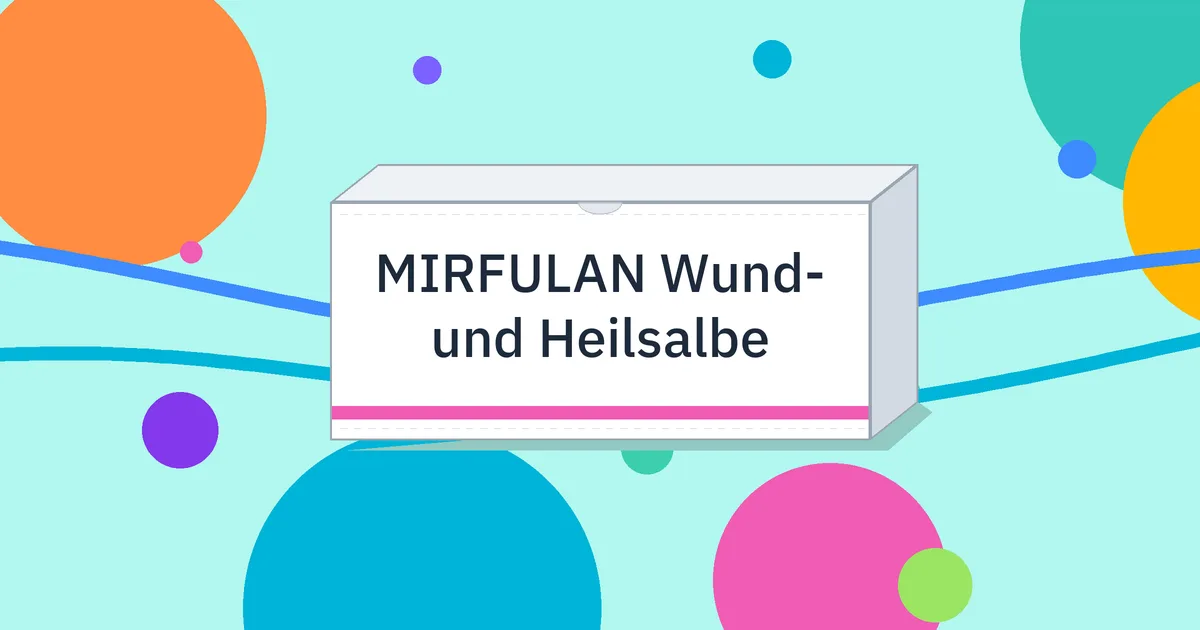 Symbolbild: Packung mit der Aufschrift MIRFULAN Wund- und Heilsalbe (PZN 00680354) – Verfügbarkeit und Bezug in Apotheken in Frankfurt am Main