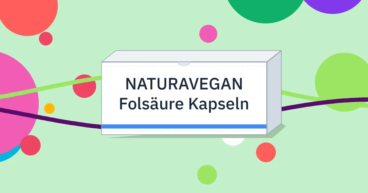 Symbolbild: Packung mit der Aufschrift NATURAVEGAN Folsäure Kapseln (PZN 11017038) – Verfügbarkeit und Bezug in Apotheken in Frankfurt am Main