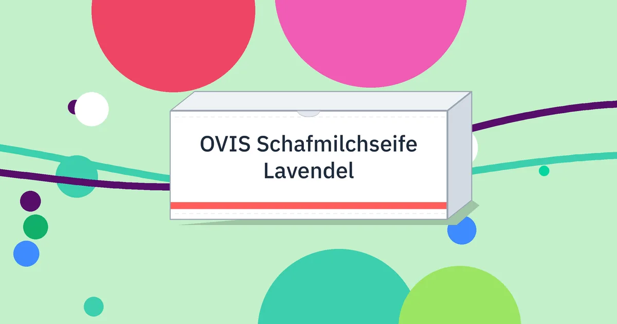 Symbolbild: Packung mit der Aufschrift OVIS Schafmilchseife Lavendel (PZN 09731136) – Verfügbarkeit und Bezug in Apotheken in Frankfurt am Main