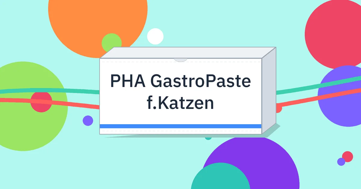 Symbolbild: Packung mit der Aufschrift PHA GastroPaste f.Katzen (PZN 19225701) – Verfügbarkeit und Bezug in Apotheken in Frankfurt am Main
