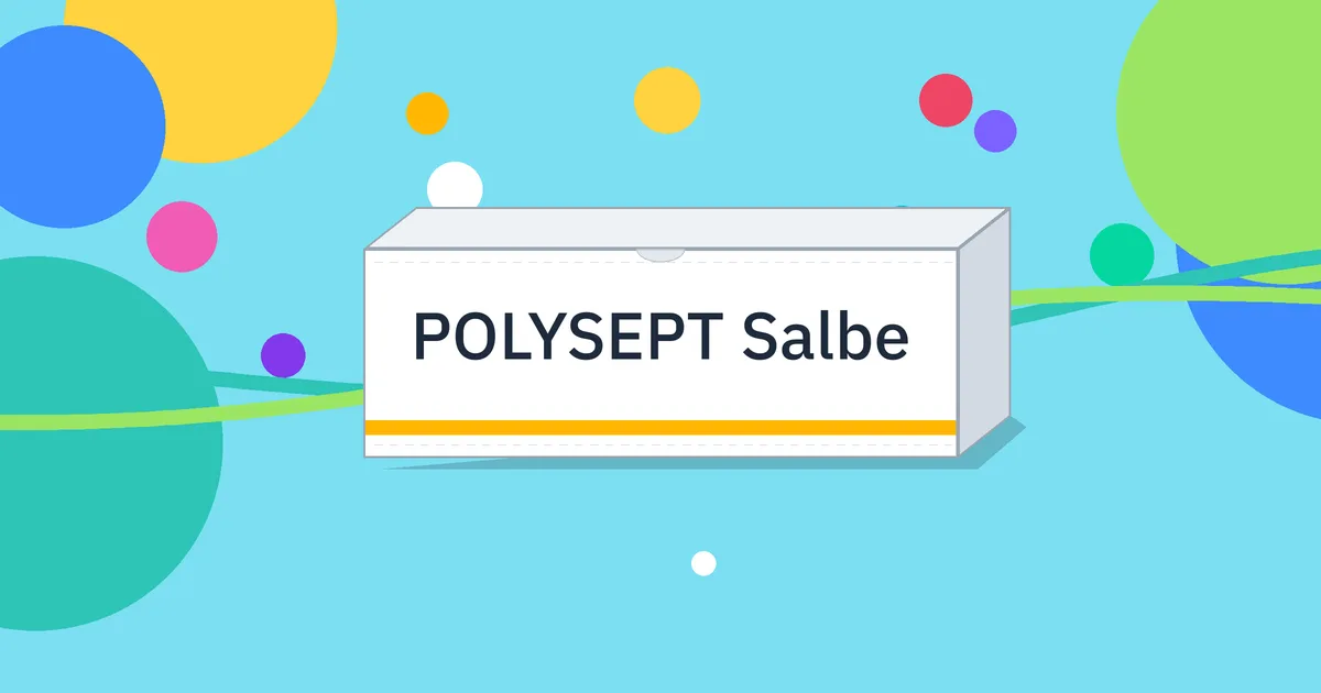 Symbolbild: Packung mit der Aufschrift POLYSEPT Salbe (PZN 04746251) – Verfügbarkeit und Bezug in Apotheken in Frankfurt am Main