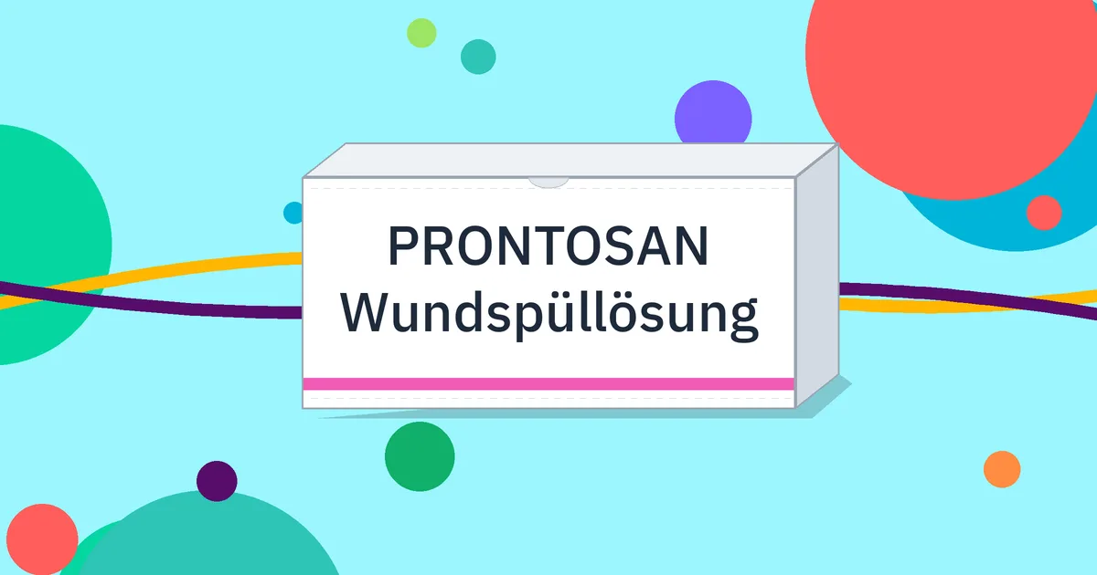 Symbolbild: Packung mit der Aufschrift PRONTOSAN Wundspüllösung (PZN 17583394) – Verfügbarkeit und Bezug in Apotheken in Frankfurt am Main