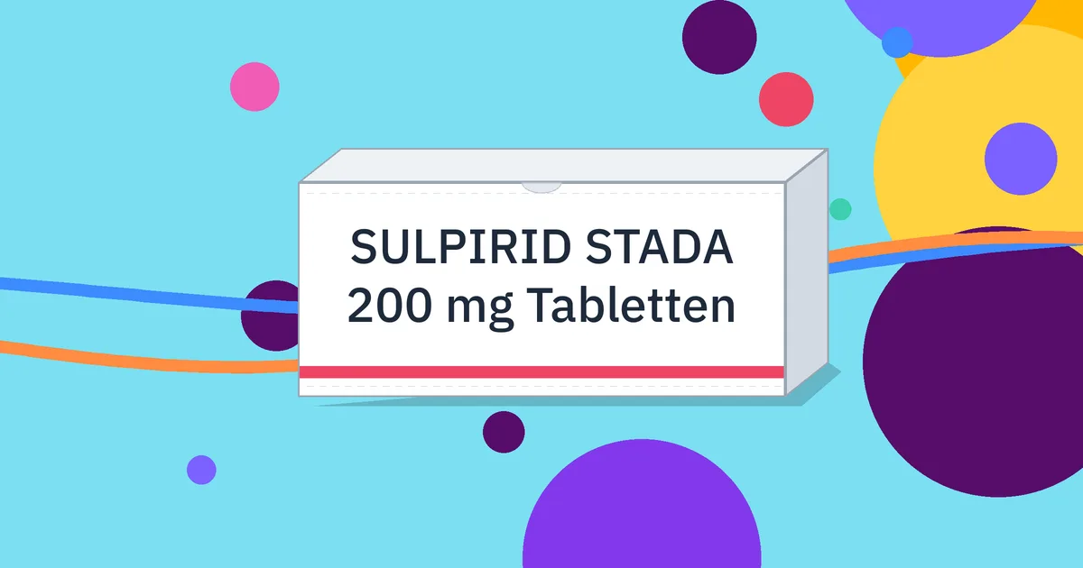 Symbolbild: Packung mit der Aufschrift SULPIRID STADA 200 mg Tabletten (PZN 17848987) – Verfügbarkeit und Bezug in Apotheken in Frankfurt am Main