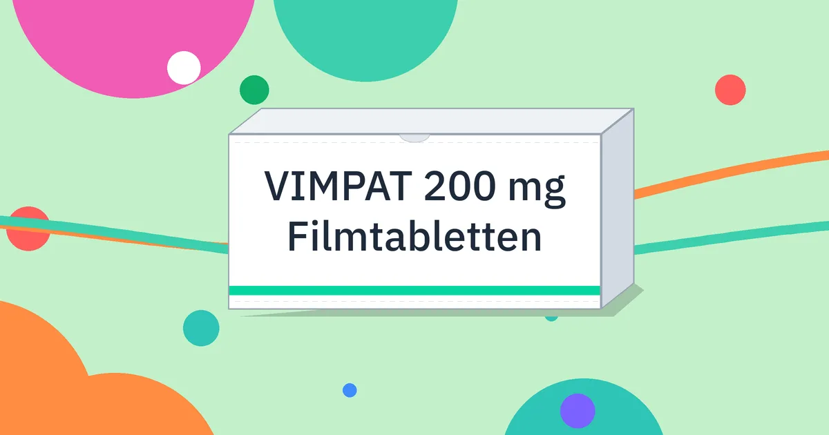 Symbolbild: Packung mit der Aufschrift VIMPAT 200 mg Filmtabletten (PZN 02539157) – Verfügbarkeit und Bezug in Apotheken in Frankfurt am Main