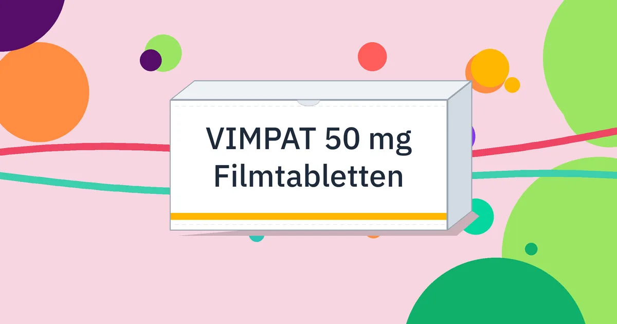 Symbolbild: Packung mit der Aufschrift VIMPAT 50 mg Filmtabletten (PZN 19101198) – Verfügbarkeit und Bezug in Apotheken in Frankfurt am Main