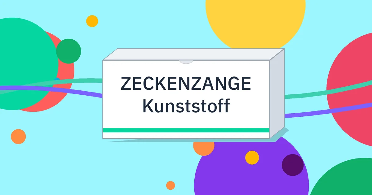 Symbolbild: Packung mit der Aufschrift ZECKENZANGE Kunststoff (PZN 03136036) – Verfügbarkeit und Bezug in Apotheken in Frankfurt am Main