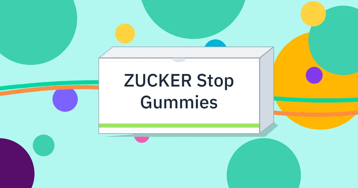 Symbolbild: Packung mit der Aufschrift ZUCKER Stop Gummies (PZN 18851170) – Verfügbarkeit und Bezug in Apotheken in Frankfurt am Main