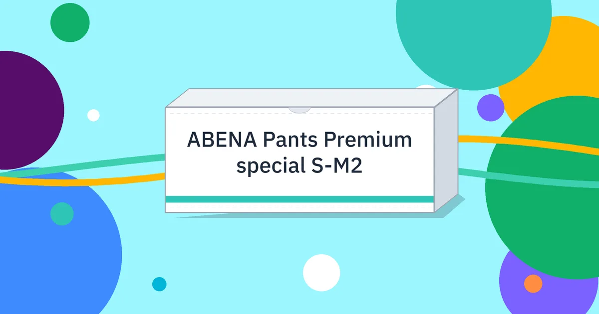 Symbolbild: Packung mit der Aufschrift ABENA Pants Premium special S-M2 (PZN 17511176) – Verfügbarkeit und Bezug in Apotheken in Frankfurt am Main