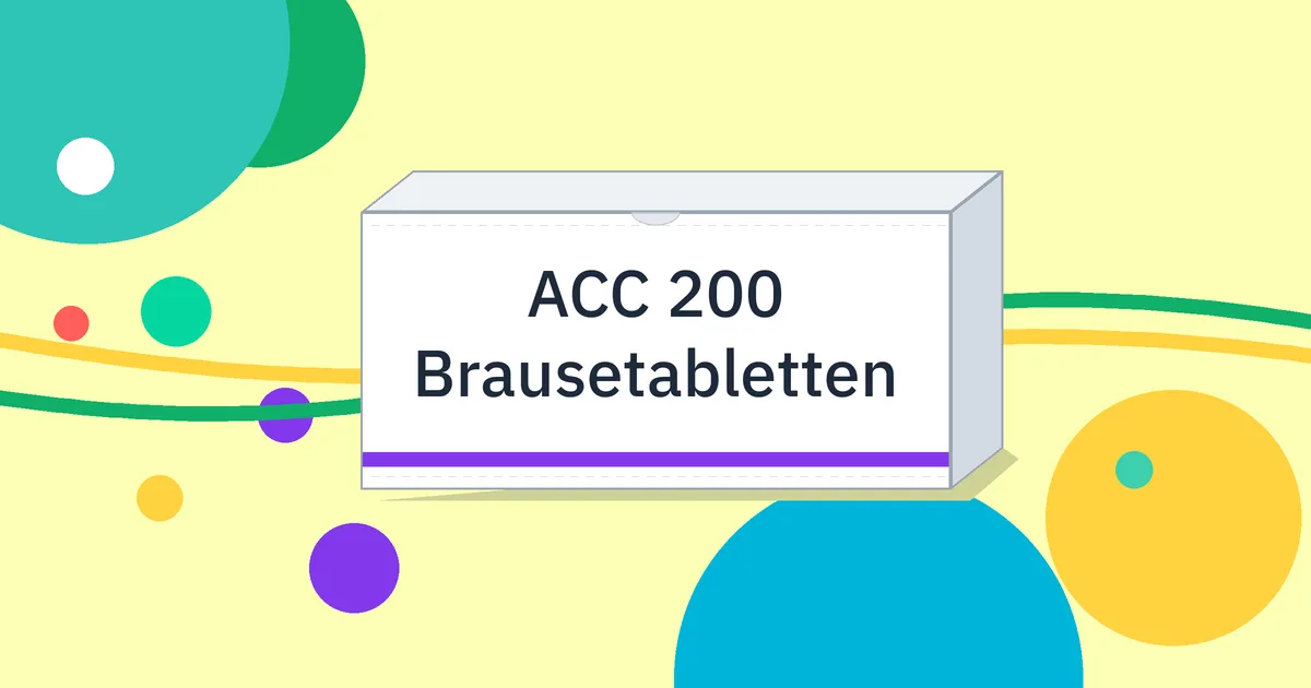 Symbolbild: Packung mit der Aufschrift ACC 200 Brausetabletten (PZN 03867219) – Verfügbarkeit und Bezug in Apotheken in Frankfurt am Main