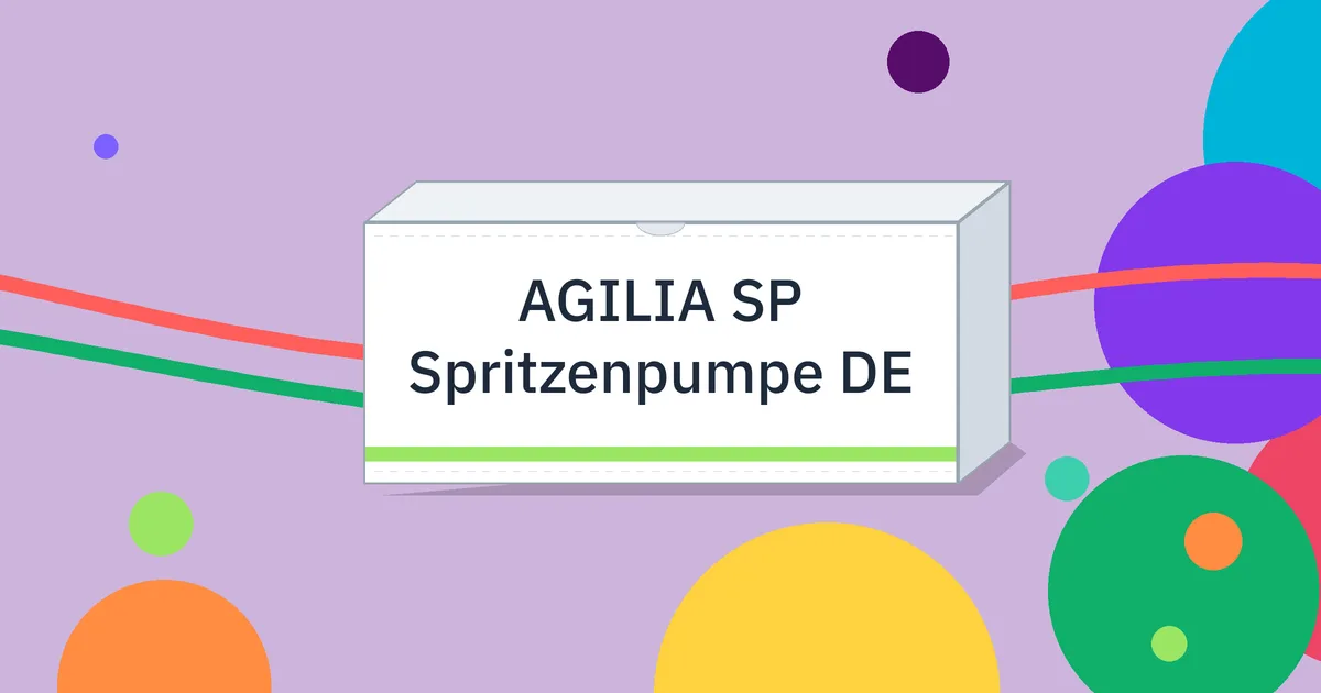 Symbolbild: Packung mit der Aufschrift AGILIA SP Spritzenpumpe DE (PZN 18058744) – Verfügbarkeit und Bezug in Apotheken in Frankfurt am Main