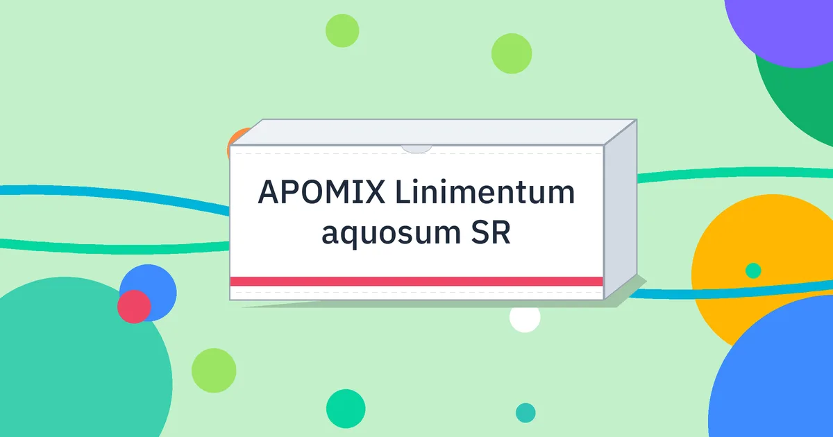 Symbolbild: Packung mit der Aufschrift APOMIX Linimentum aquosum SR (PZN 17421326) – Verfügbarkeit und Bezug in Apotheken in Frankfurt am Main