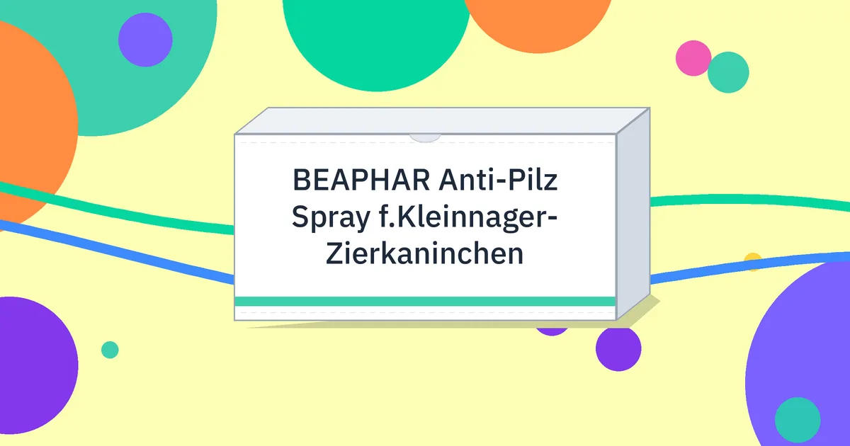 Symbolbild: Packung mit der Aufschrift BEAPHAR Anti-Pilz Spray f.Kleinnager-Zierkaninchen (PZN 16195939) – Verfügbarkeit und Bezug in Apotheken in Frankfurt am Main