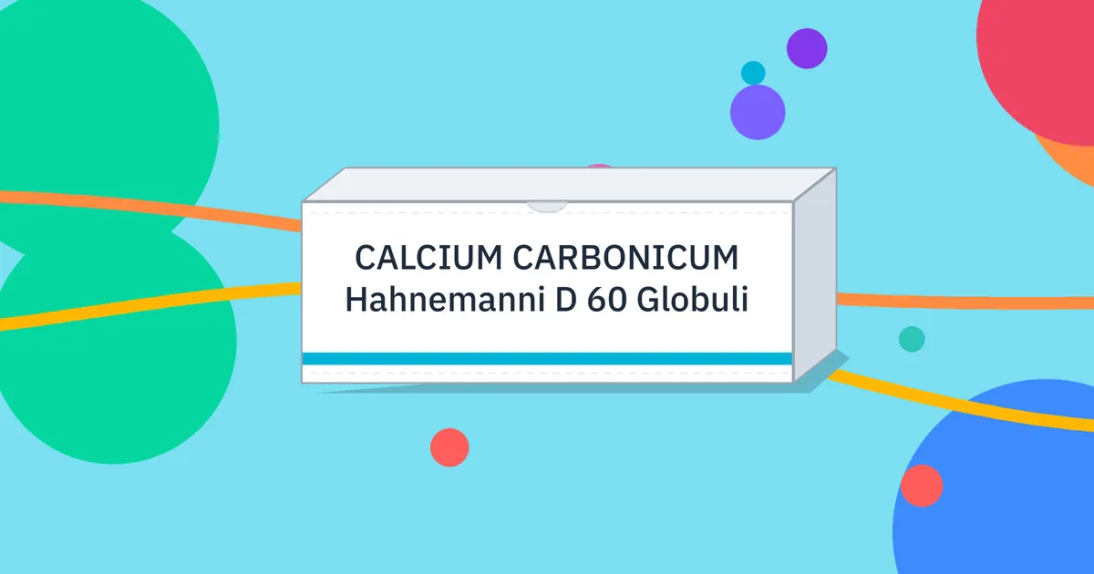 Symbolbild: Packung mit der Aufschrift CALCIUM CARBONICUM Hahnemanni D 60 Globuli (PZN 07455330) – Verfügbarkeit und Bezug in Apotheken in Frankfurt am Main