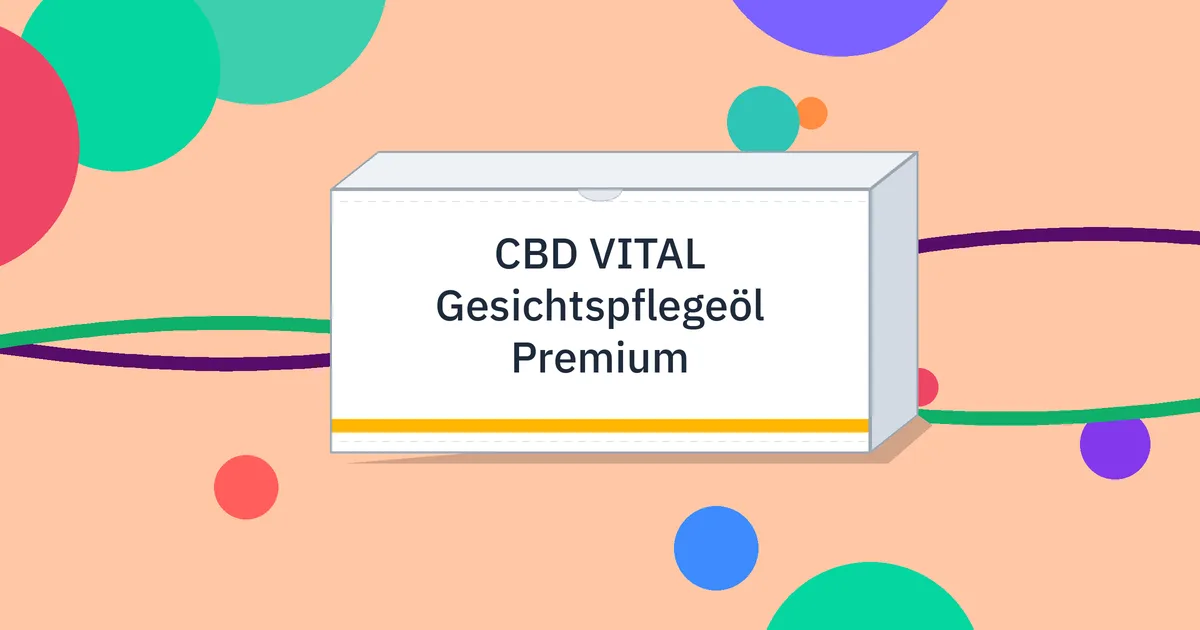 Symbolbild: Packung mit der Aufschrift CBD VITAL Gesichtspflegeöl Premium (PZN 16568671) – Verfügbarkeit und Bezug in Apotheken in Frankfurt am Main
