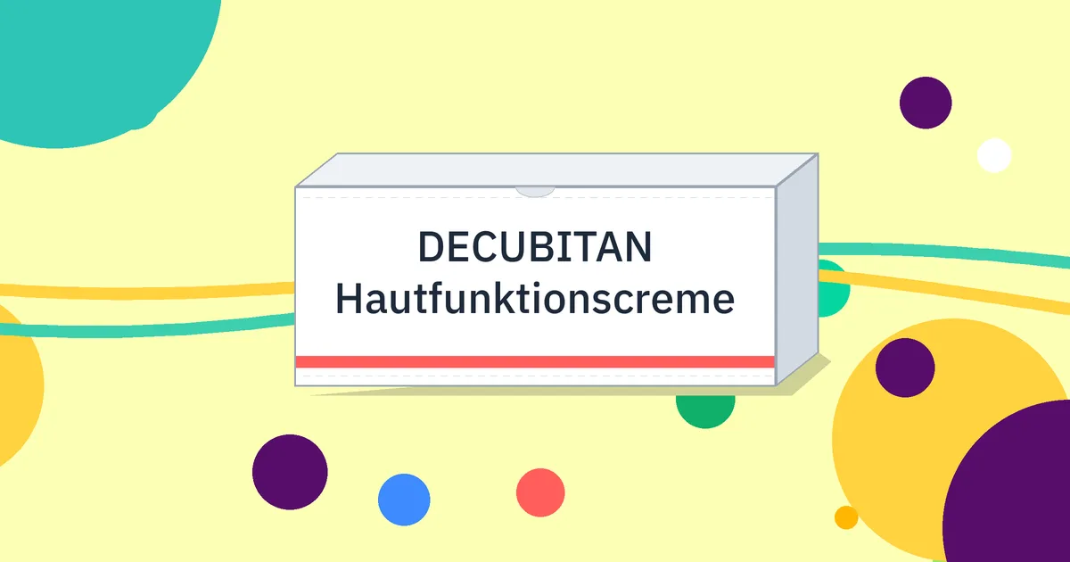 Symbolbild: Packung mit der Aufschrift DECUBITAN Hautfunktionscreme (PZN 18263906) – Verfügbarkeit und Bezug in Apotheken in Frankfurt am Main