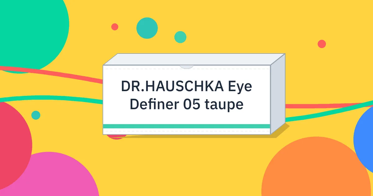 Symbolbild: Packung mit der Aufschrift DR.HAUSCHKA Eye Definer 05 taupe (PZN 18651347) – Verfügbarkeit und Bezug in Apotheken in Frankfurt am Main