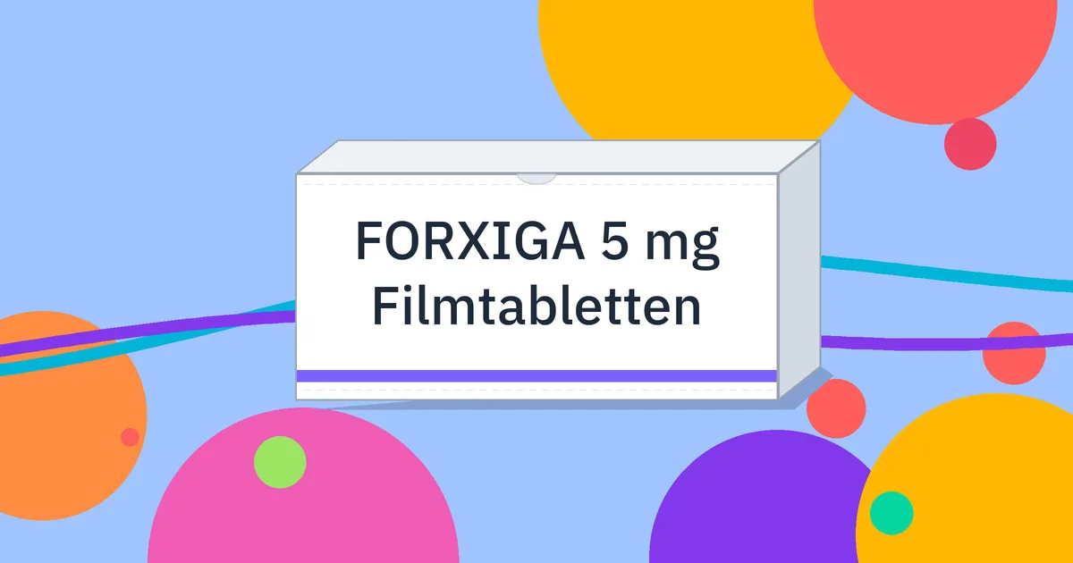 Symbolbild: Packung mit der Aufschrift FORXIGA 5 mg Filmtabletten (PZN 18257780) – Verfügbarkeit und Bezug in Apotheken in Frankfurt am Main
