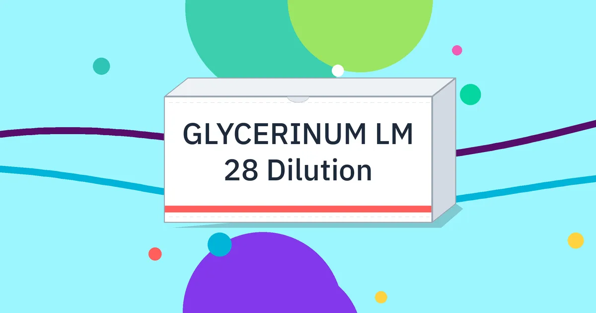Symbolbild: Packung mit der Aufschrift GLYCERINUM LM 28 Dilution (PZN 12880549) – Verfügbarkeit und Bezug in Apotheken in Frankfurt am Main