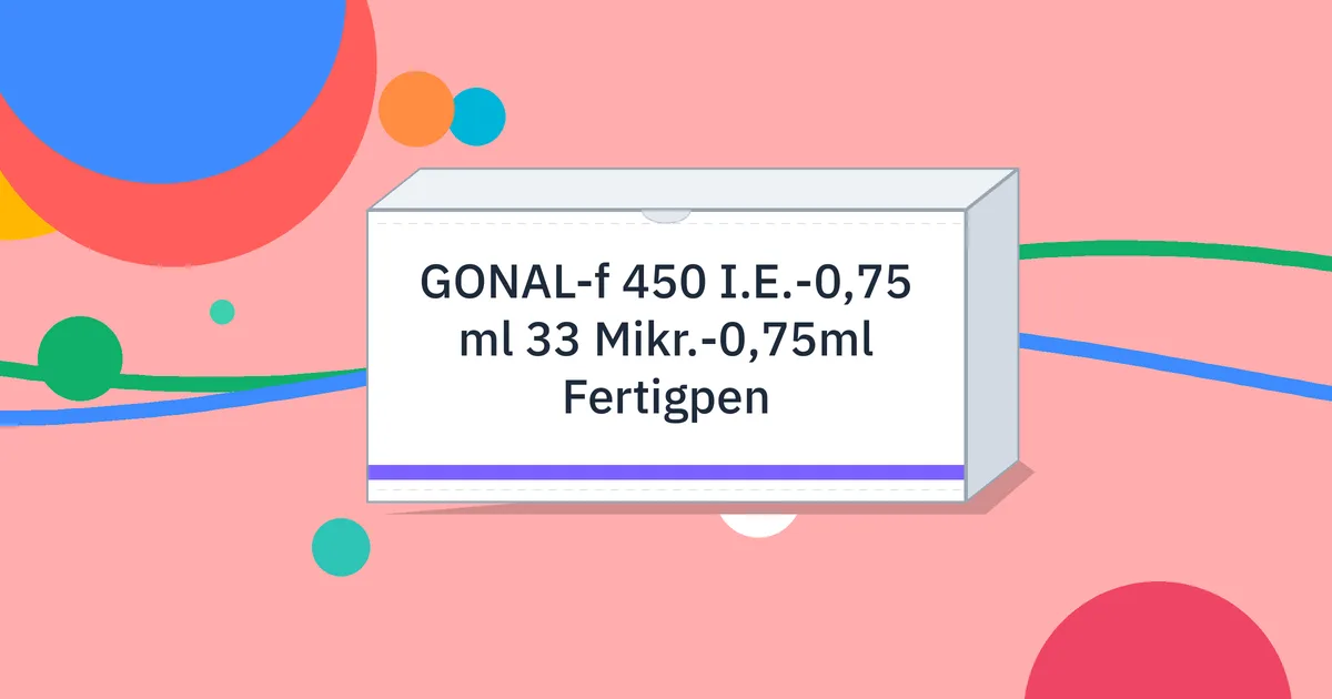 Symbolbild: Packung mit der Aufschrift GONAL-f 450 I.E.-0,75 ml 33 Mikr.-0,75ml Fertigpen (PZN 09668633) – Verfügbarkeit und Bezug in Apotheken in Frankfurt am Main