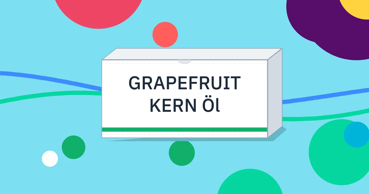 Symbolbild: Packung mit der Aufschrift GRAPEFRUIT KERN Öl (PZN 00946243) – Verfügbarkeit und Bezug in Apotheken in Frankfurt am Main