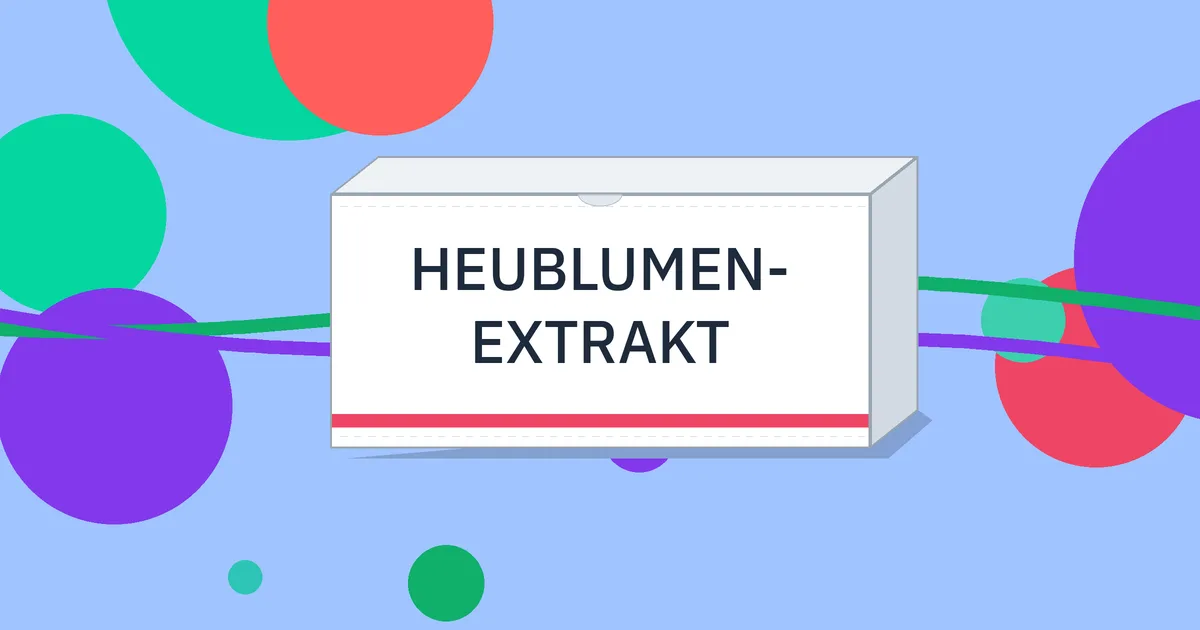 Symbolbild: Packung mit der Aufschrift HEUBLUMEN-EXTRAKT (PZN 01922523) – Verfügbarkeit und Bezug in Apotheken in Frankfurt am Main