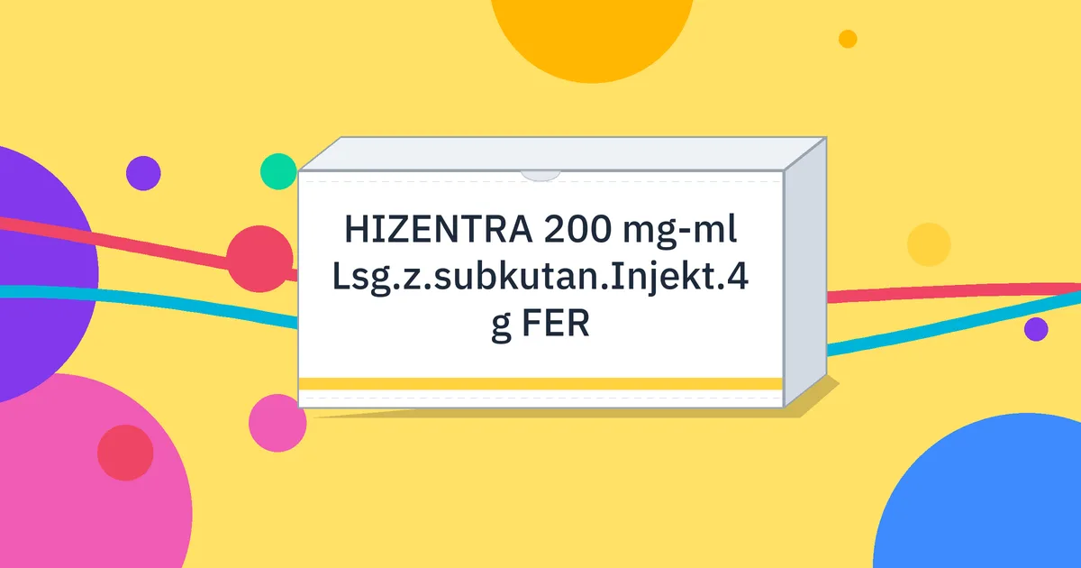 Symbolbild: Packung mit der Aufschrift HIZENTRA 200 mg-ml Lsg.z.subkutan.Injekt.4 g FER (PZN 19166565) – Verfügbarkeit und Bezug in Apotheken in Frankfurt am Main