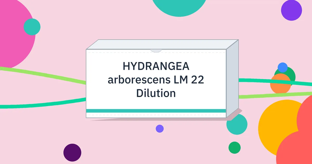 Symbolbild: Packung mit der Aufschrift HYDRANGEA arborescens LM 22 Dilution (PZN 13556414) – Verfügbarkeit und Bezug in Apotheken in Frankfurt am Main