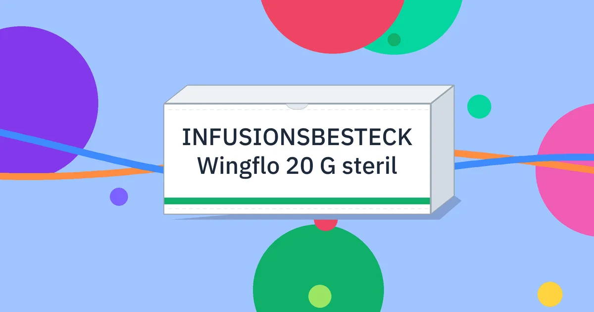 Symbolbild: Packung mit der Aufschrift INFUSIONSBESTECK Wingflo 20 G steril (PZN 06868998) – Verfügbarkeit und Bezug in Apotheken in Frankfurt am Main