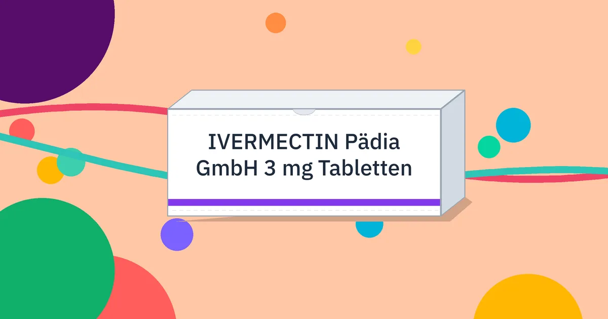 Symbolbild: Packung mit der Aufschrift IVERMECTIN Pädia GmbH 3 mg Tabletten (PZN 17390726) – Verfügbarkeit und Bezug in Apotheken in Frankfurt am Main