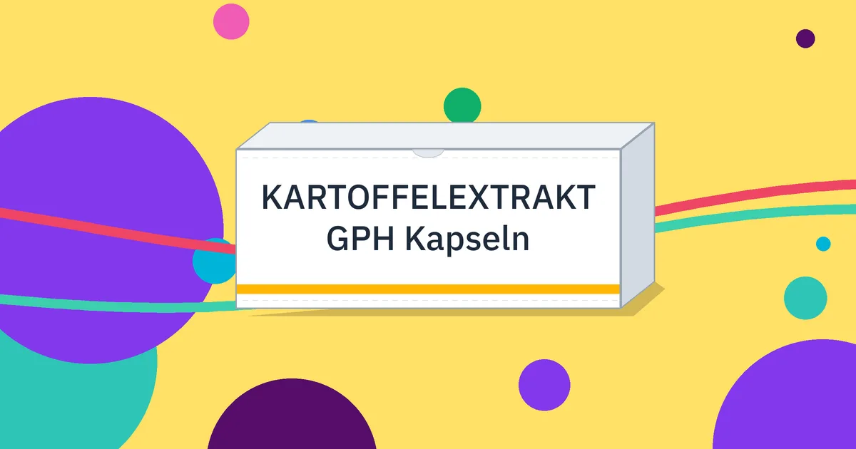 Symbolbild: Packung mit der Aufschrift KARTOFFELEXTRAKT GPH Kapseln (PZN 09188258) – Verfügbarkeit und Bezug in Apotheken in Frankfurt am Main