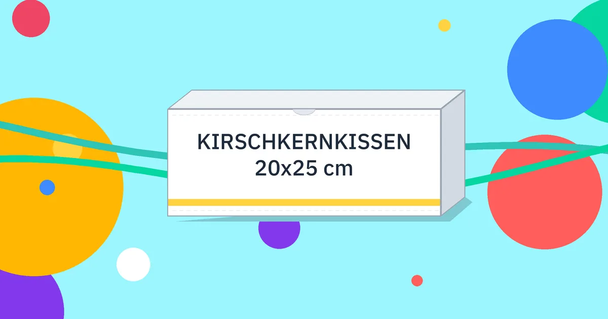 Symbolbild: Packung mit der Aufschrift KIRSCHKERNKISSEN 20x25 cm (PZN 00925583) – Verfügbarkeit und Bezug in Apotheken in Frankfurt am Main