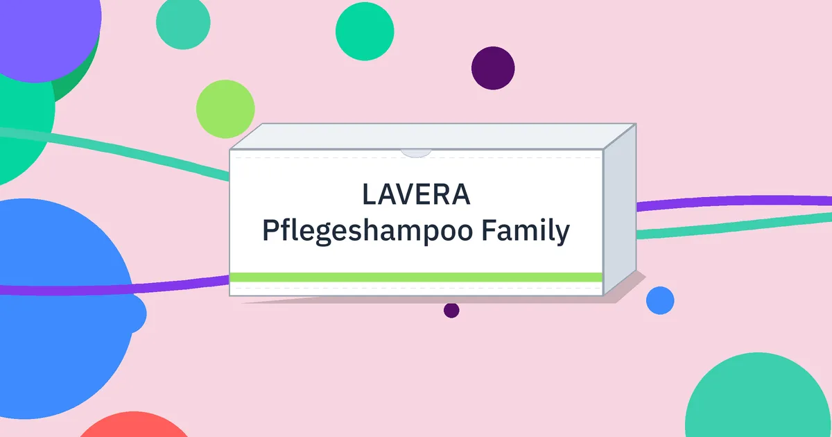 Symbolbild: Packung mit der Aufschrift LAVERA Pflegeshampoo Family (PZN 18163139) – Verfügbarkeit und Bezug in Apotheken in Frankfurt am Main